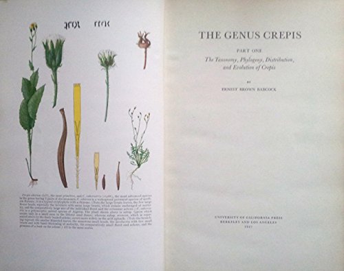 The Genus Crepis, Part One: The Taxonomy, Phylogeny, Distribution, and ...