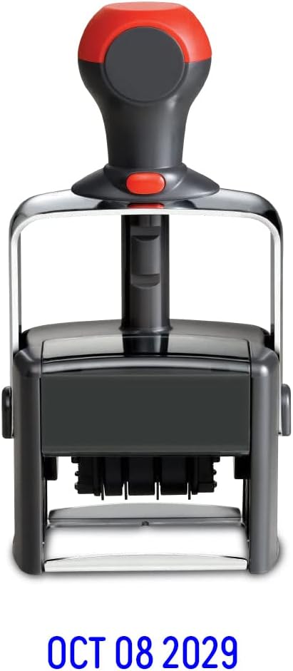 Amazon.com : Veltec Heavy Duty Metal Frame Large Date Stamp, Self ...