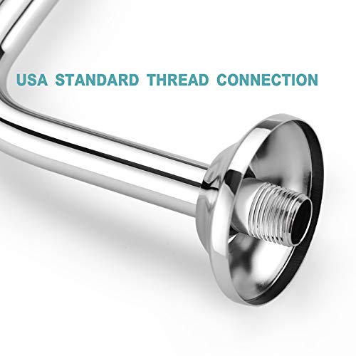 Snapklik.com : BESTILL 13 Inch S Shape Shower Head High Rise Extension ...