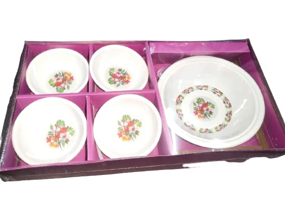 Buy WELCOME99'sLilly Polo Stylish Katora Plate Set | Colour :- White ...