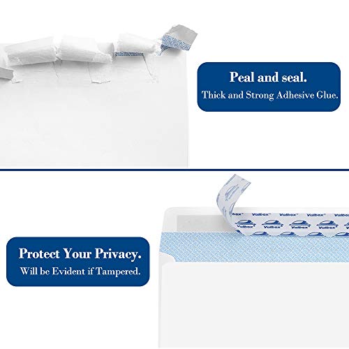 Snapklik.com : ValBox 500 Count #10 Security Self-Seal Envelopes ...