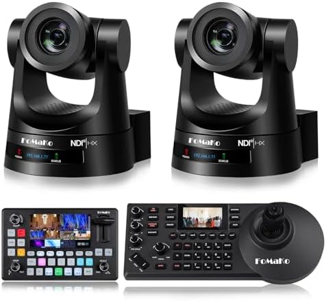 Amazon.com : FoMaKo NDI Camera 20X Optical Zoom NDI PTZ Camera HDMI ...