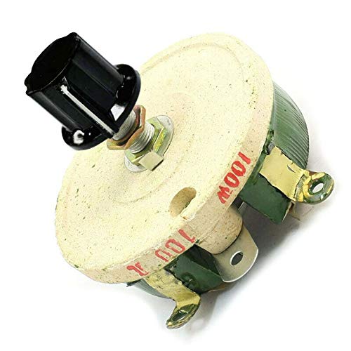 WHIZZO 100W 100 Ohm Ceramic Wirewound Potentiometer Rotary Resistor ...
