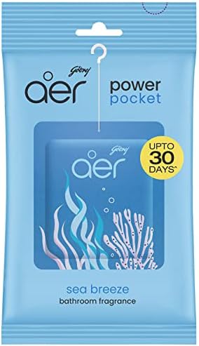 Amazon.com: Godrej Aer Power Pocket Bathroom Fragrance - Sea Breeze ...