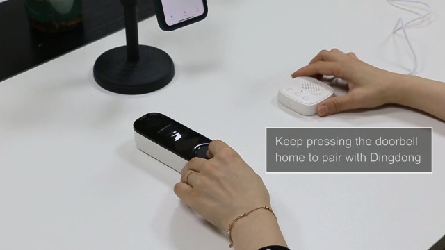 Watch The Video doorbell connect to the indoor Ding-Dong machine on ...