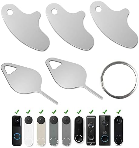5 Pack Doorbell Key Replacement,Doorbell Opening Pin Tool, Security Key ...