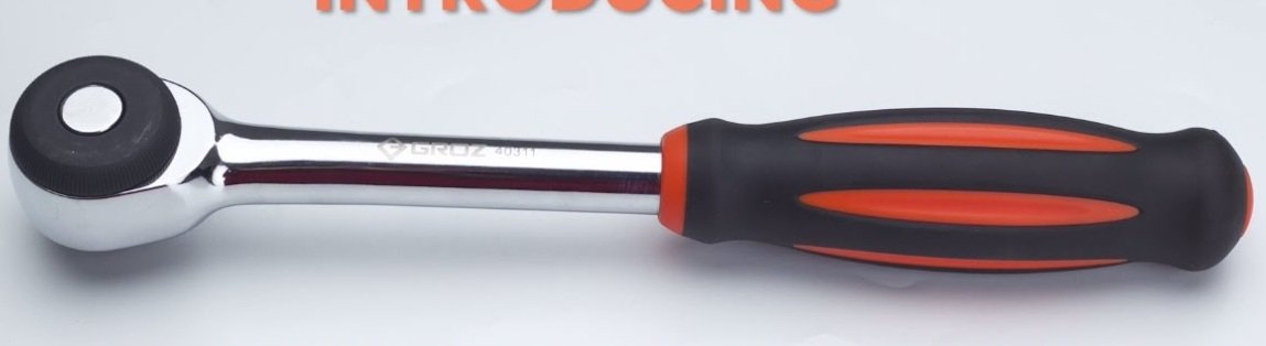 Groz Dual Drive Ratchet Handle with 52 Gear Design & Quick Release Push ...