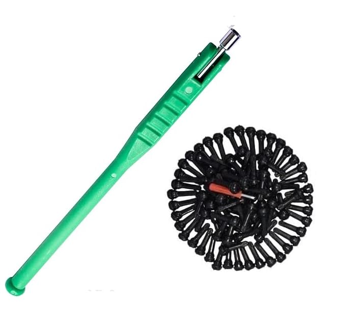 Seahorse POLYMERS Rubber Tire Valve 100 Pieces Tubeless Tire valves ...