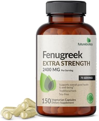 Amazon.com: Futurebiotics Fenugreek Extra Strength 2400 MG Supports ...