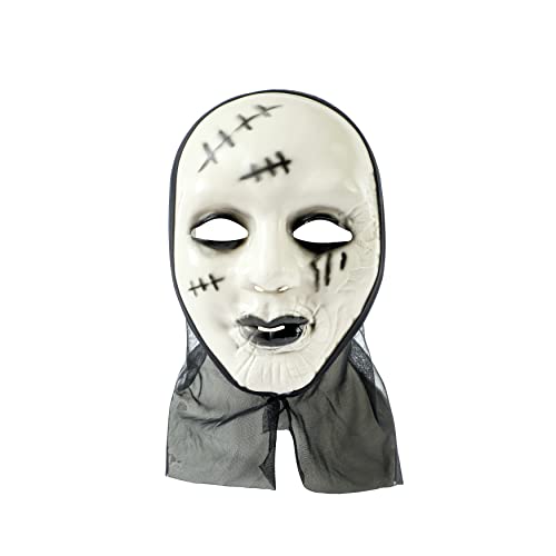 Demon Nun Mask Adult Halloween Zombie Sister Costume Party Unisex Fancy ...