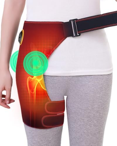 Amazon.com: USB Electric Heated Hip Brace, Hip Thigh Brace Massager for ...