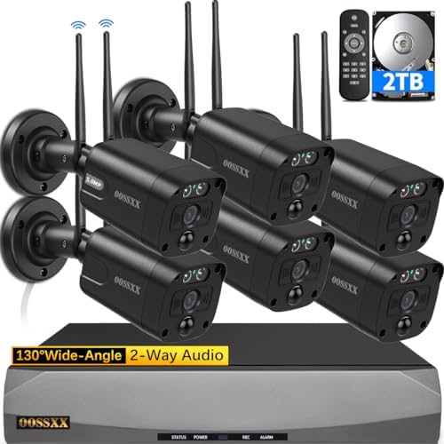 Amazon.com : (5.5MP & PIR Detection) 2-Way Audio Dual Antennas Security ...