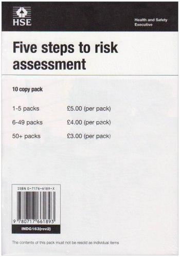 Five Steps to Risk Assessment: INDG163 : Buy Online at Best Price in ...