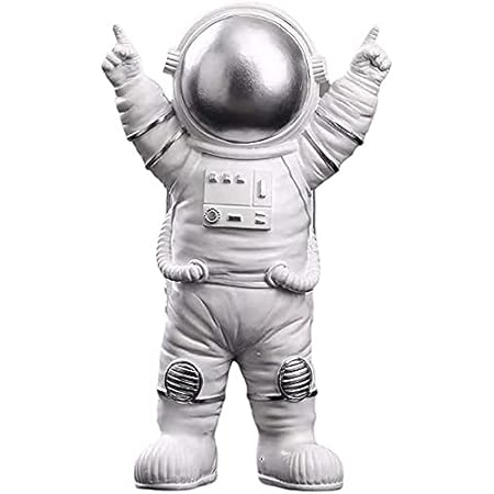 Amazon.com: Joylern Spaceman Statue Astronaut Figurine Resin Spaceman ...
