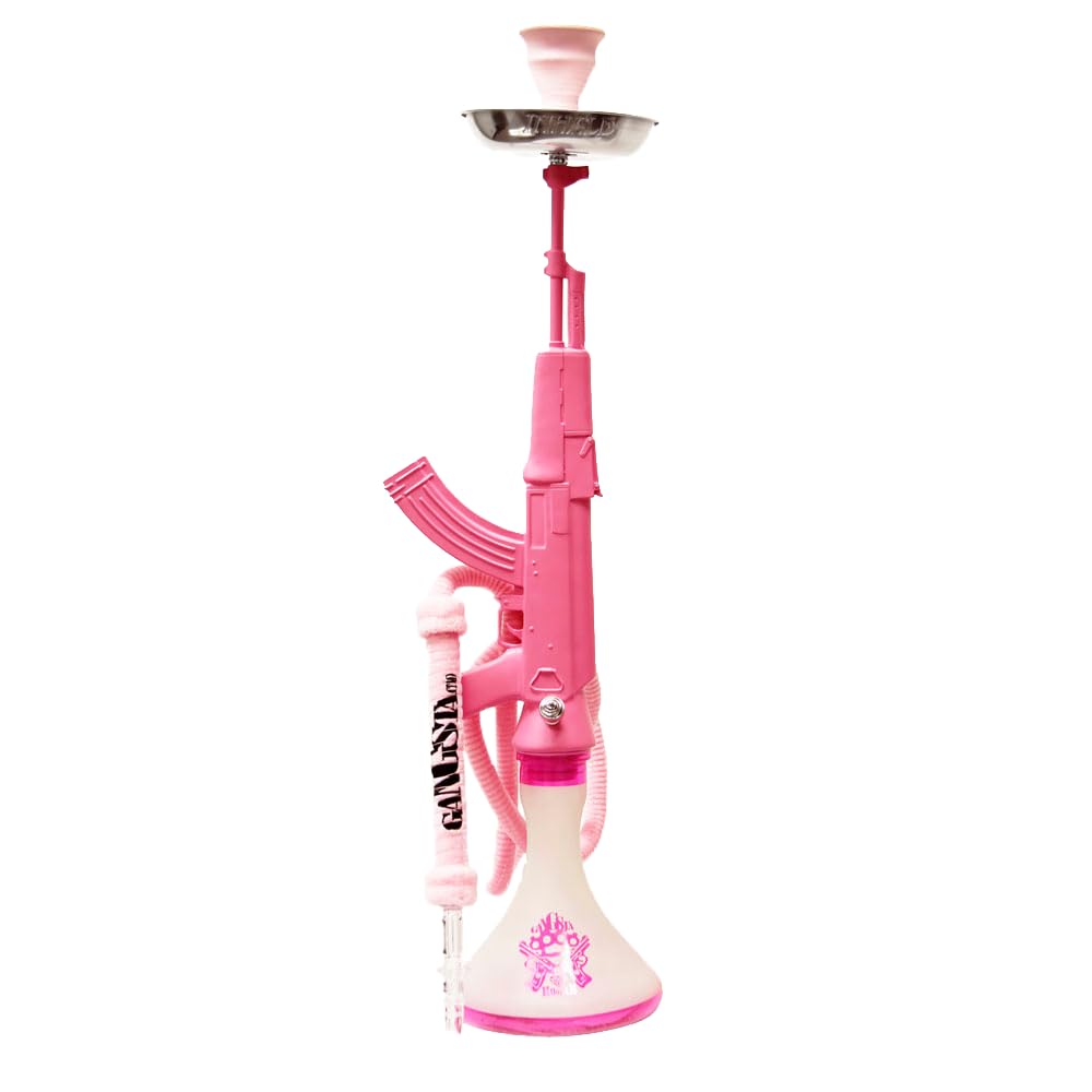 Amazon.com: 34" Hookah "SHOOTER" aka AK47 by GANGSTA. One-hose, clay ...