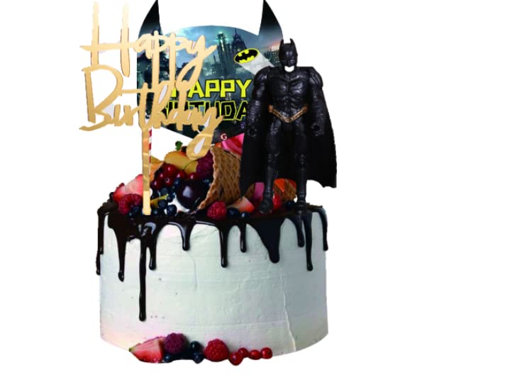 Batman Cake Decorations Batman Cake Topper For Birthday Decoration ...