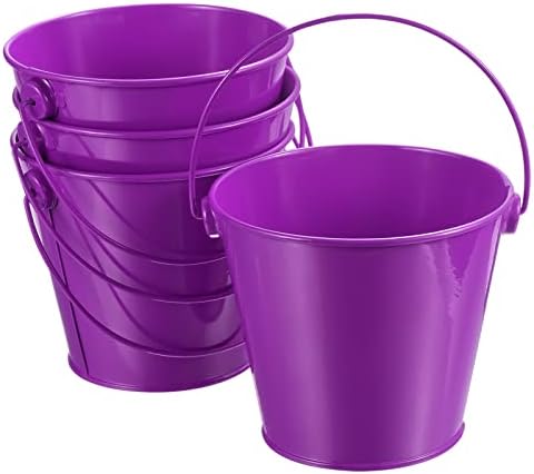 Amazon.com: PATIKIL 4.7 Inch Colored Metal Buckets, 4 Pack Pencil ...