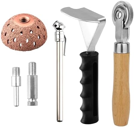 Amazon.com: Tire Repair Patch Tools Kit Tire Patch Roller with Tungsten ...