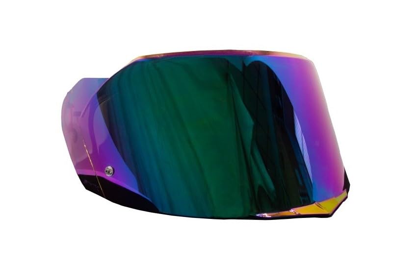 SMK Helmets - Stellar Helmet Visor - Color - Rainbow : Amazon.in: Car ...