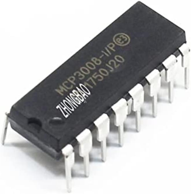 Amazon.com: 1pcs MCP3008-I/P Mcp3008 8-Channel 10-Bit ADC with SPI ...