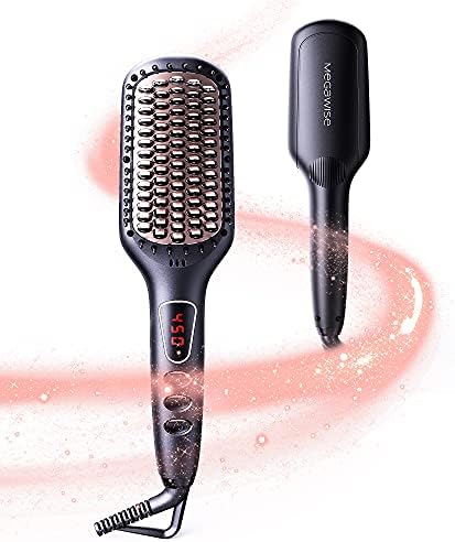 Amazon.com : TSUYAGLA Hair Straightener Brush, Portable Ionic Hair Straighteners for Women 30s ...