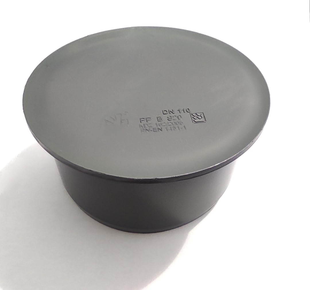 Pvc Soil Pipe Cap Plug End Stop 110mm Inlet Grey | Desertcart INDIA