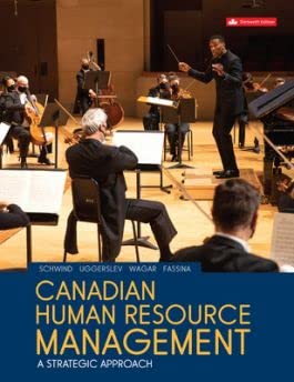 Canadian Human Resource Management 13th Edition : Hermann Schwind ...