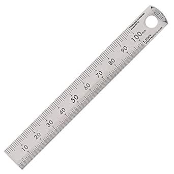 Amazon.com: Lion PS-10 Stainless Steel Ruler, 3.9 inches (100 mm ...