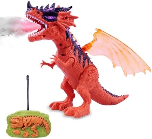 Buy Toyshine Remote Control Walking Dinosaur T-Rex with Water Mist ...