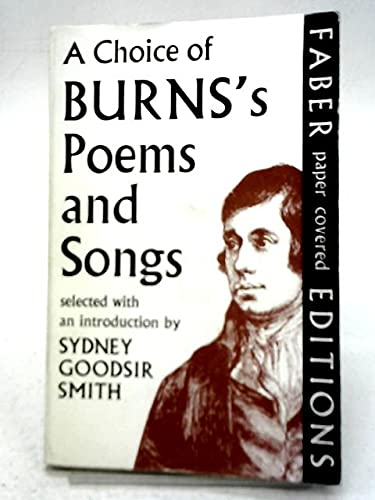 A choice of Burns's poems and songs: Robert Burns: Amazon.com: Books