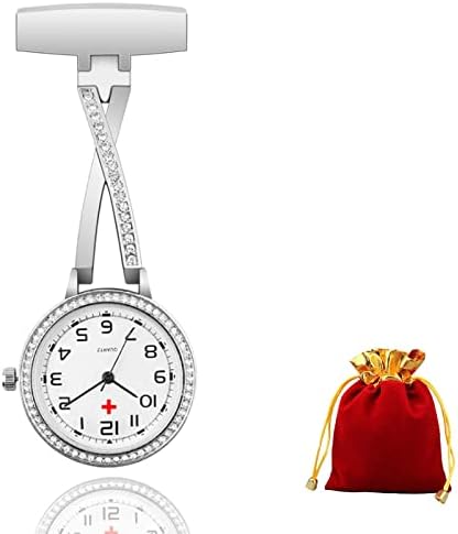 NY London Unisex Pocket FOB Watch Metal Rose Gold Nurse Doctor ...