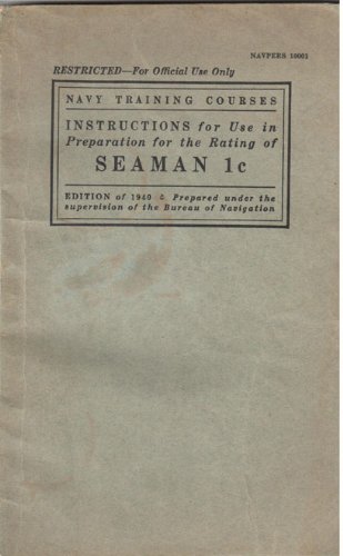 Navy Training Courses - Instructions For Use In Preparation For the ...