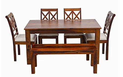 Jodhpuri Furniture 6 Seater Dining Set - Retro 2 : Amazon.in: Home ...