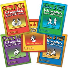 Autism & PDD Intermediate Social Skills Lessons: 5-Book Set: Pam ...