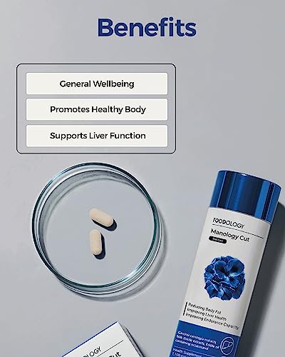 FOODOLOGY Manology Cut - 120 Tablets, 60 Porções para 20 Dias ...