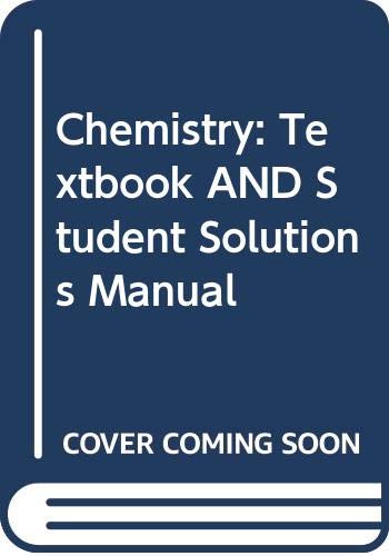 Chemistry, Textbook and Student Solutions Manual: Olmsted, John A ...
