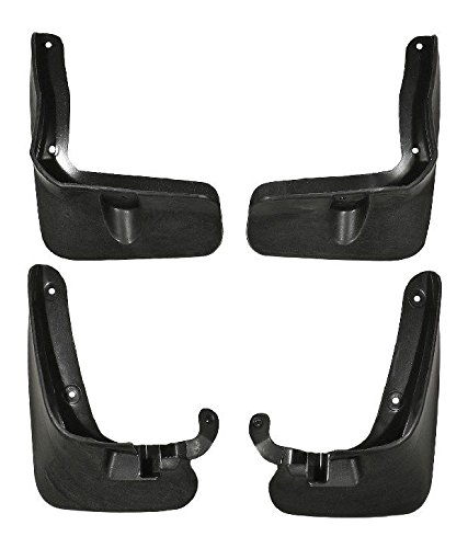 AUTOSiTY Plastic Mudguard for Hyundai Verna (Set of 4) - Black : Amazon ...