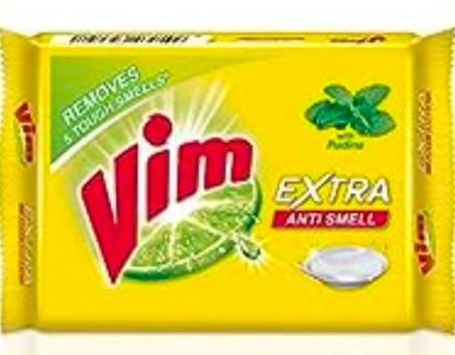 Vim Dishwash Anti Smell Bar, Pudina, Removes Tough Food Smells From ...