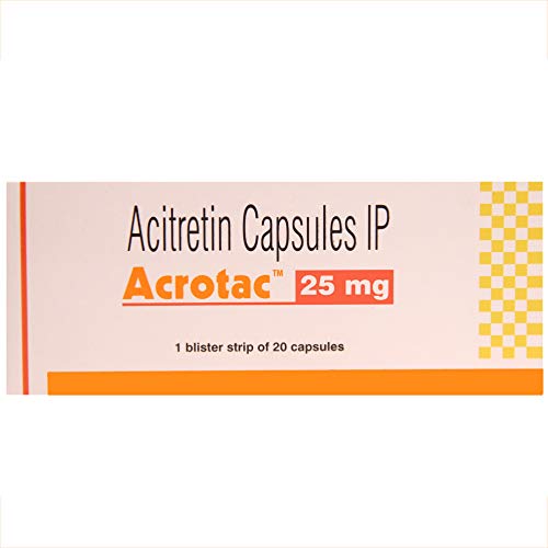 Acrotac 25 mg - Strip of 20 Capsules - Price History