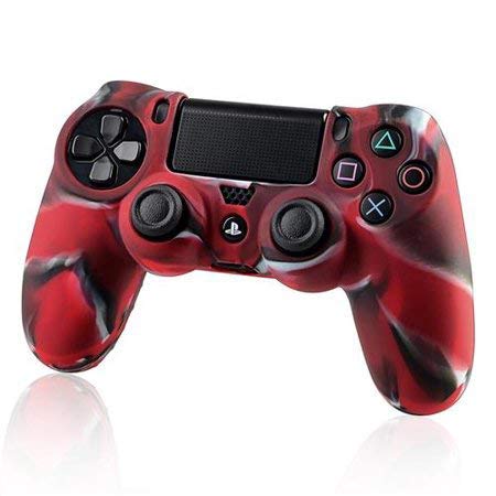 Amazon.com: PlayStation 4 Controller Skins Camouflage Navy Red Skin ...