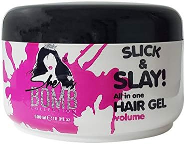 Amazon.com : Esha Slick N Slay Braid & Edge Gel (500 ML), 16.9 Fl Oz ...