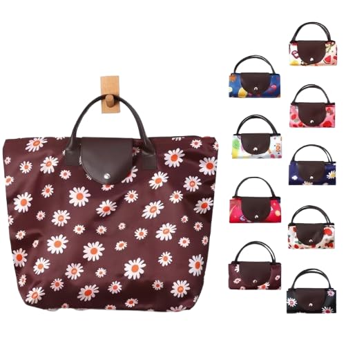 Roxique Handy Fold Up Shopping Bag, Foldable Shopping Handbag Travel ...