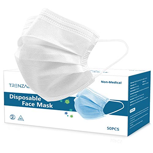 (50% OFF Coupon) 50 Pcs Disposable Face Masks $7.50 - Mojosavings.com