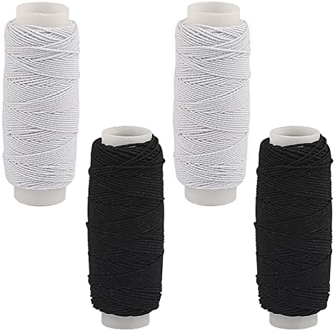 4Pcs Shirring Elastic for Sewing Elastic Thread Shearing Elastic Spool ...