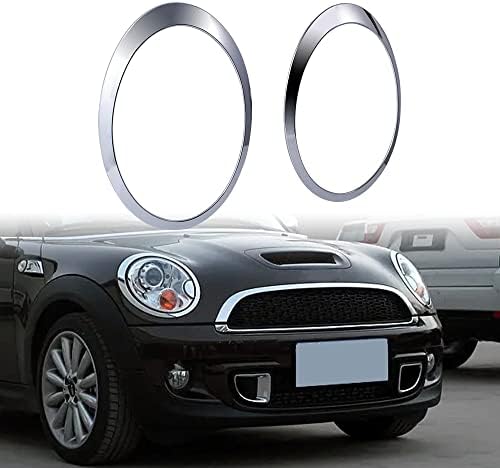 Amazon.com: AMOPA amopacorp 2pcs Chrome Left Right Headlight Trim ...