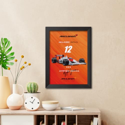 TenorArts Ayrton Senna Poster Frame McLaren MP4 F1 Racing Car 1988 ...