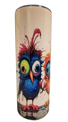 Amazon.com: Are We Drunk Crazy Birds Funny Cuss Cups 20 Oz Stainless ...