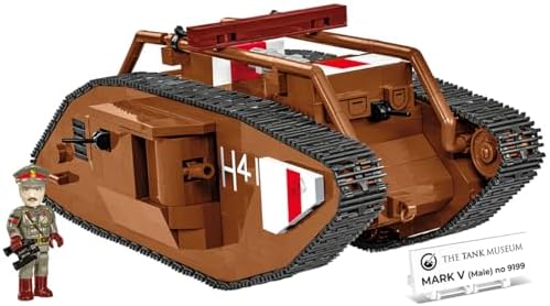 Amazon.com: COBI Historical Collection Great War Mark V (Male) no. 9199 ...