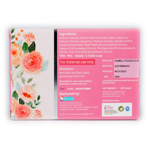Prismos Beauty Gluta Rosa soap - Price History