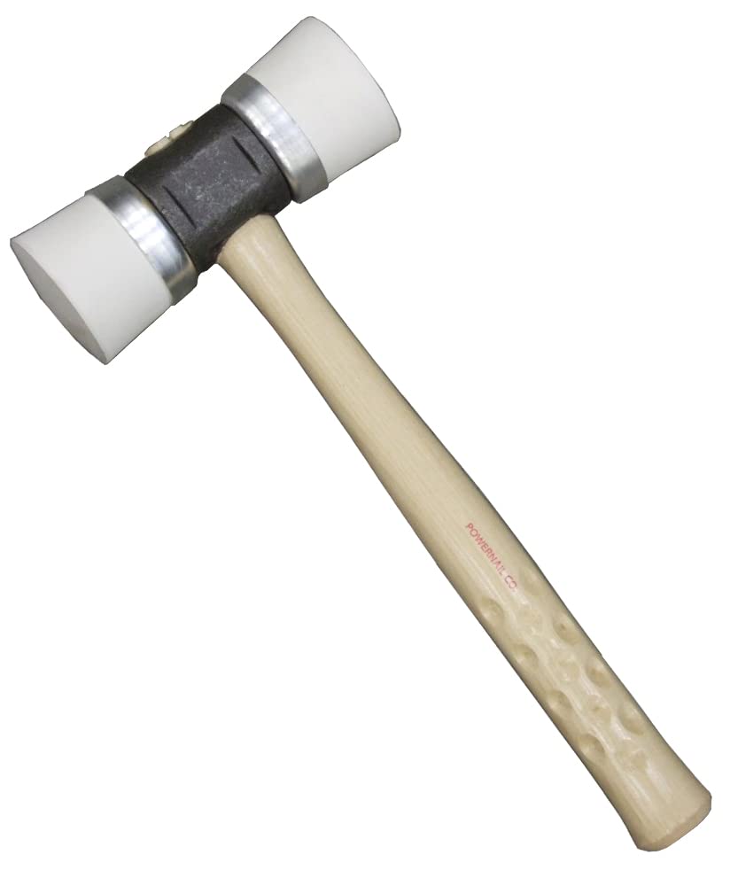 Snapklik.com : 5MIWW Double Capped White Rubber Flooring Mallet